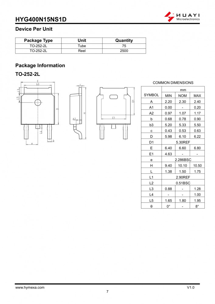 HYG400N15NS1D datasheet page 7