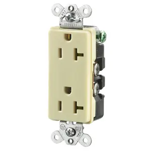 Locking Devices, Twist-Lock®, Industrial, Male Plug, 30A 125/250V, 3-Pole 4-Wire Grounding, L14-30P, Screw Terminal, Black and White