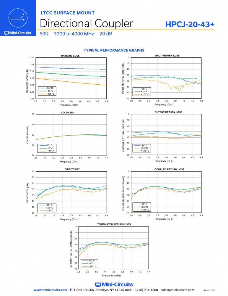 HPCJ-20-43+ datasheet preview, page 3