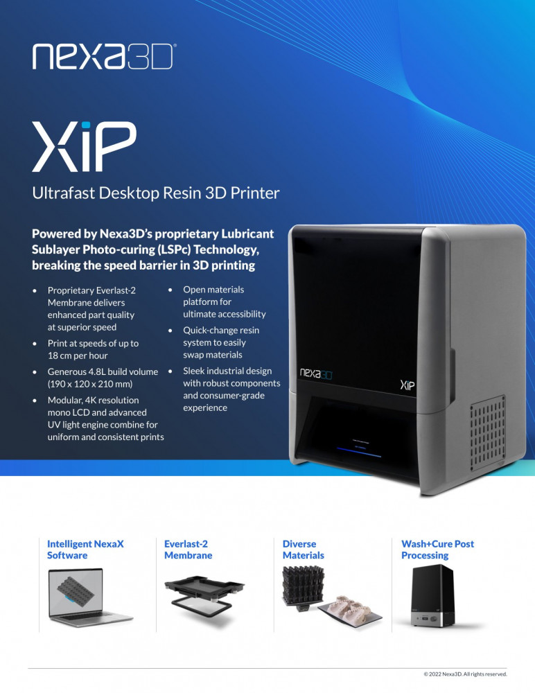 XiP product documentation page 1