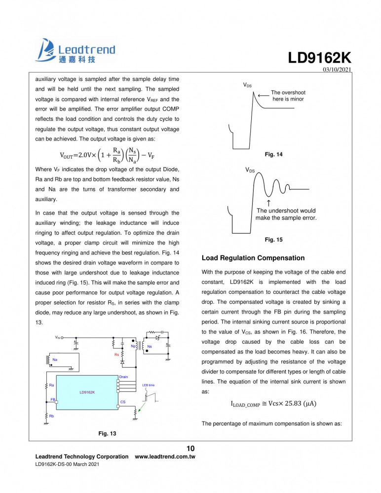 LD9162K datasheet page 10