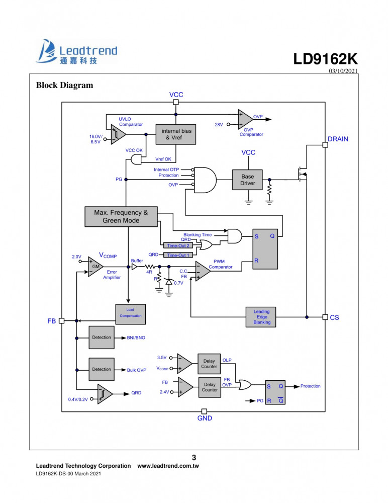 LD9162K datasheet page 3