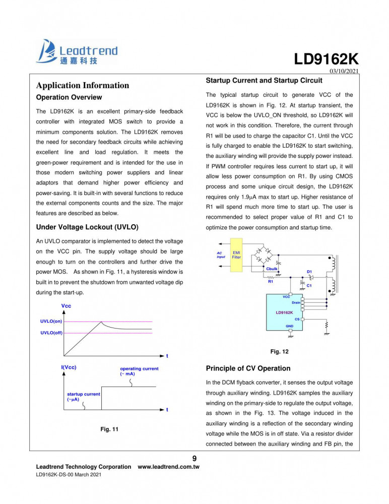 LD9162K datasheet page 9