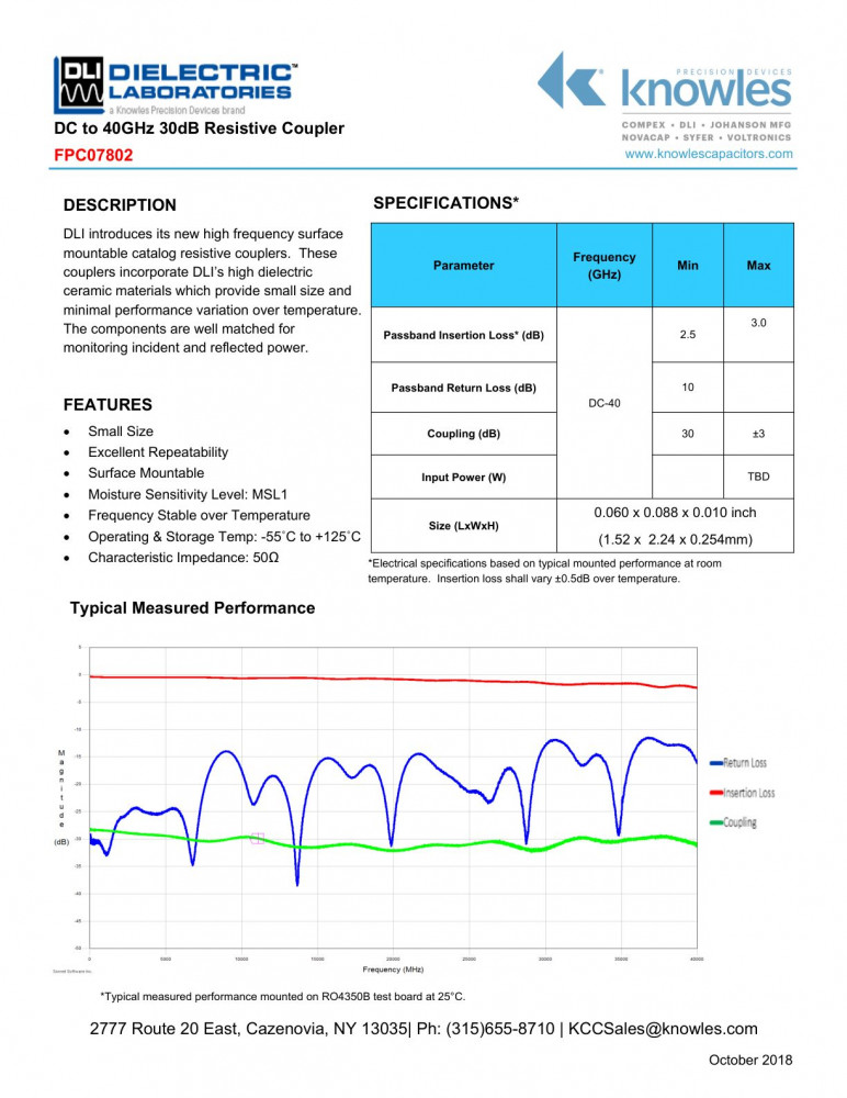 FPC07802 technical documentation page 1