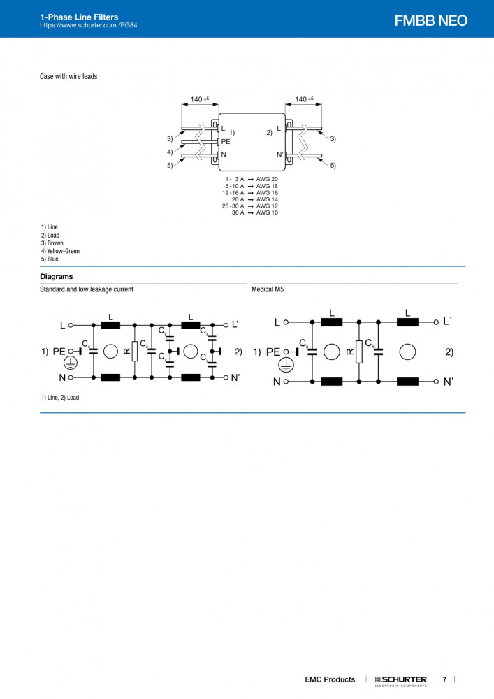 SCHURTER 5500 series datasheet page 7