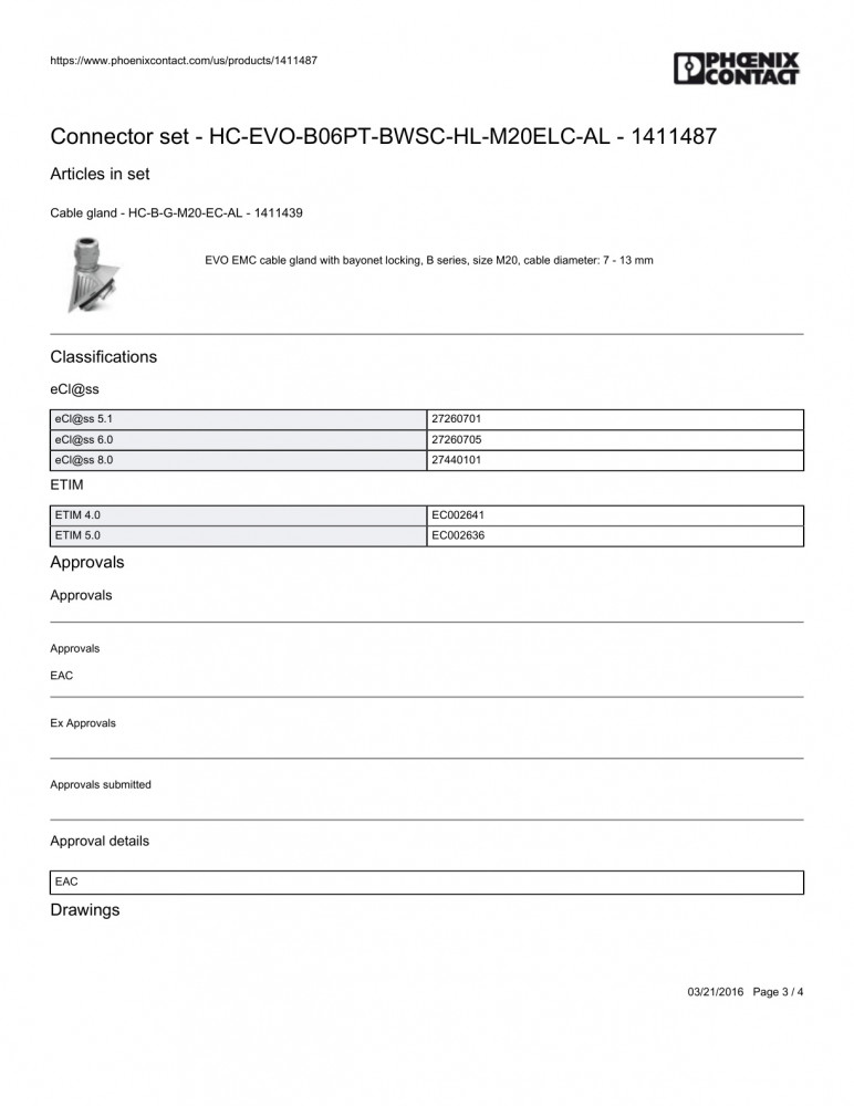 Phoenix Contact 1411487 product documentation page 3