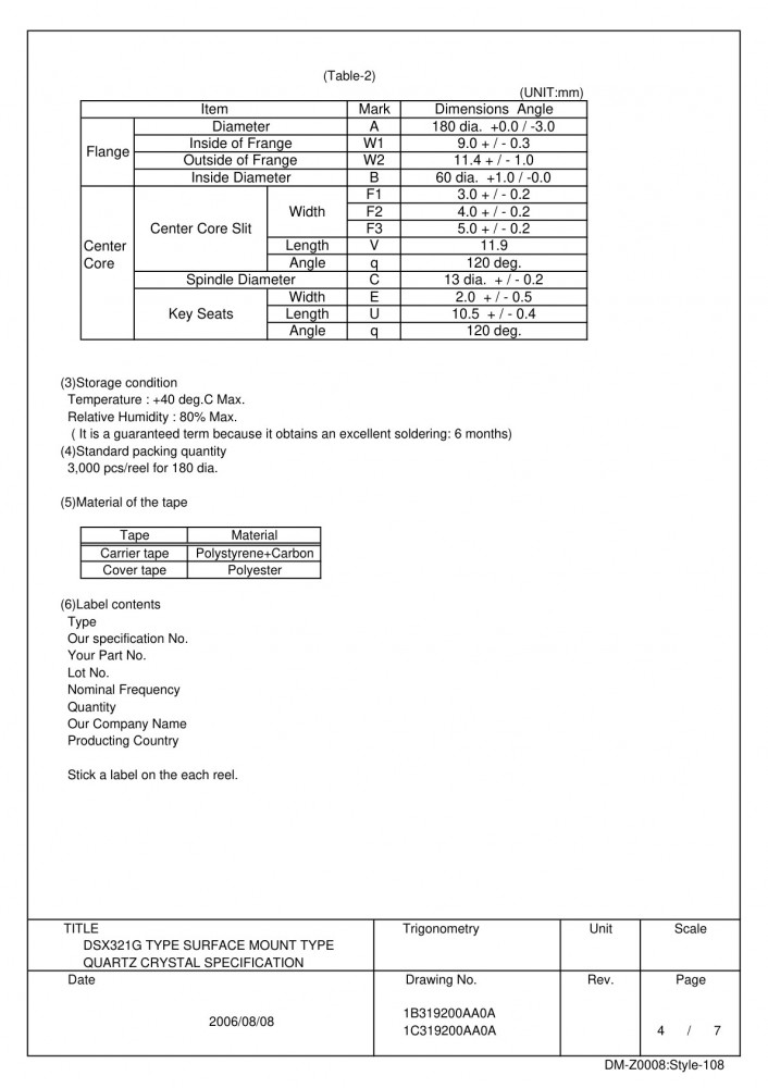 KDS DSX321G specification page 5