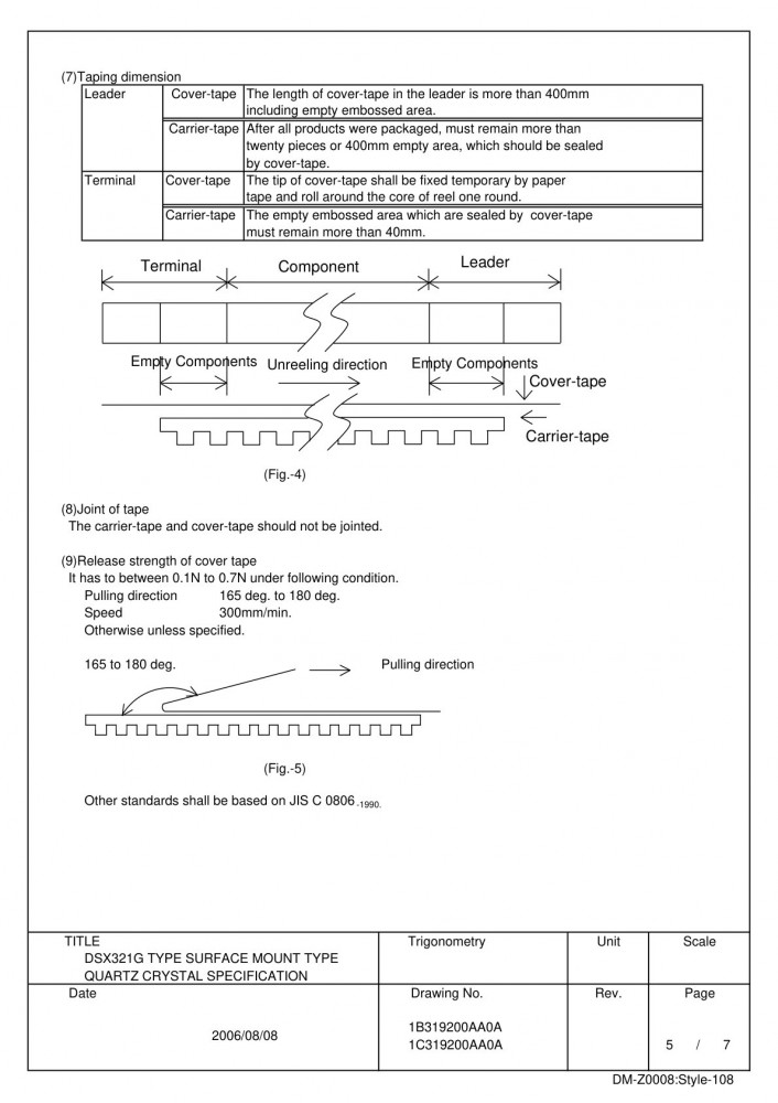 KDS DSX321G specification page 6