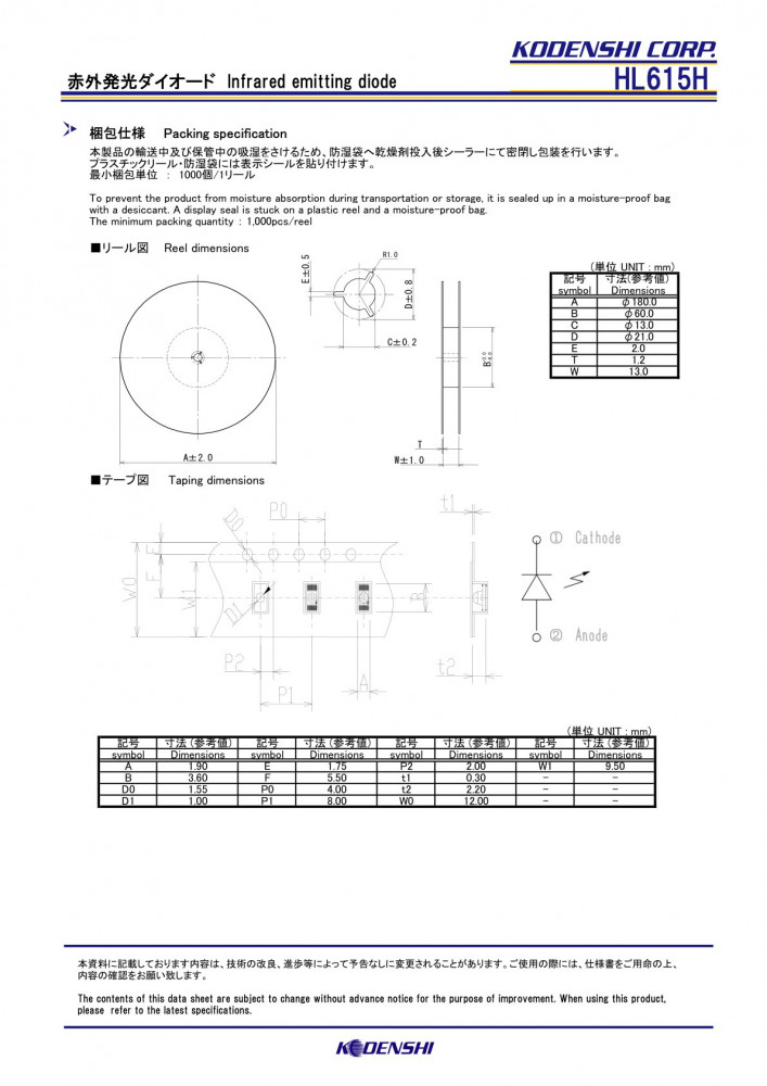 HL615H datasheet page 6