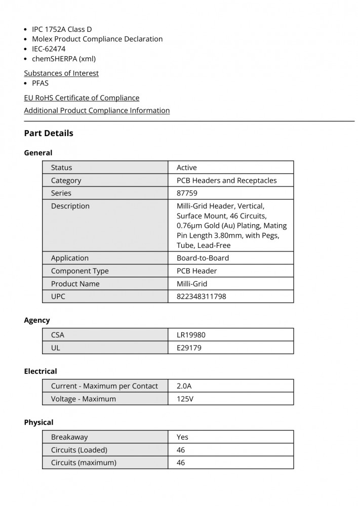 MOLEX 877594651 technical document image, page 2