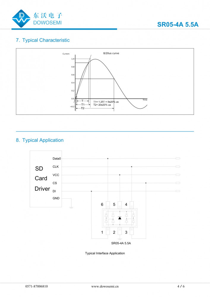 SR05-4A 5.5A datasheet page 4