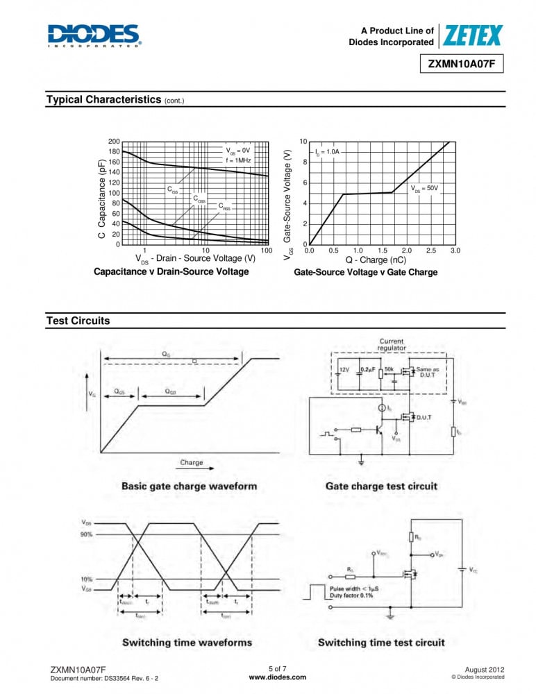 ZXMN10A07FTA datasheet page 5
