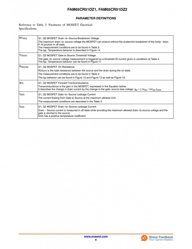 FAM65CR51DZ1 and FAM65CR51DZ2 datasheet page 6