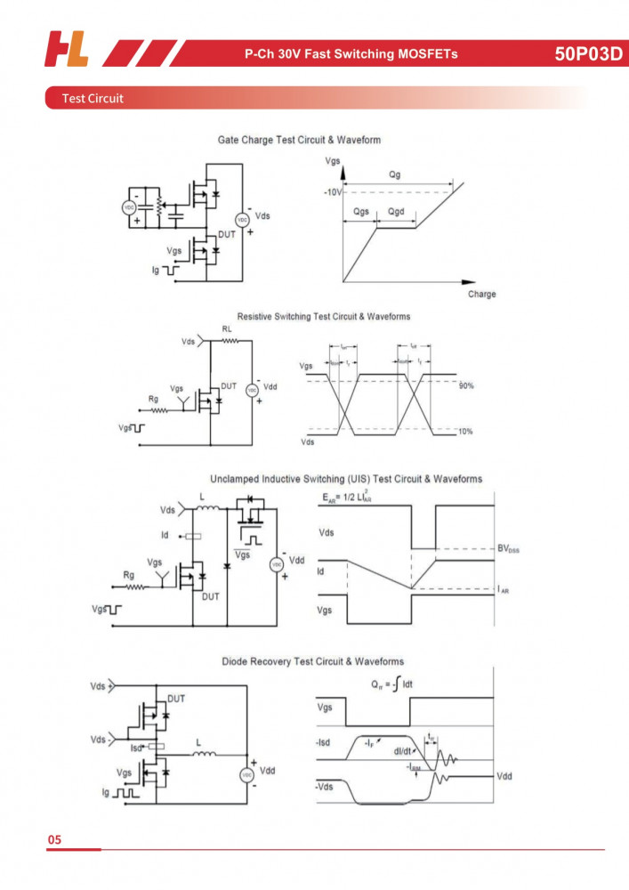 50P03D datasheet page 5