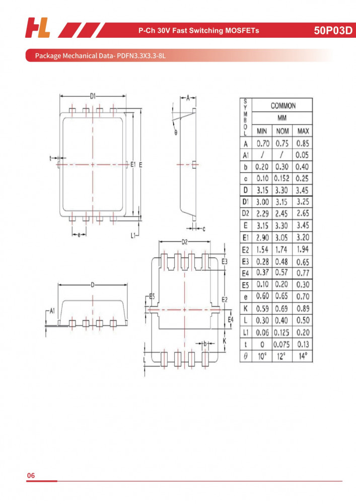 50P03D datasheet page 6