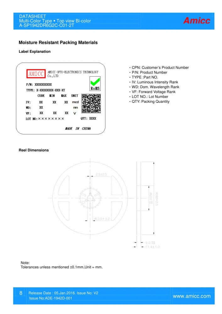 A-SP1942DR6G2C-C01-2T datasheet page 8