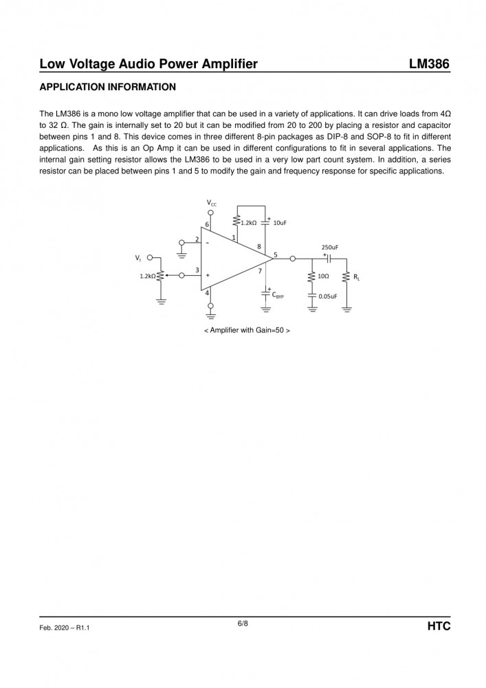 LM386N datasheet page 6