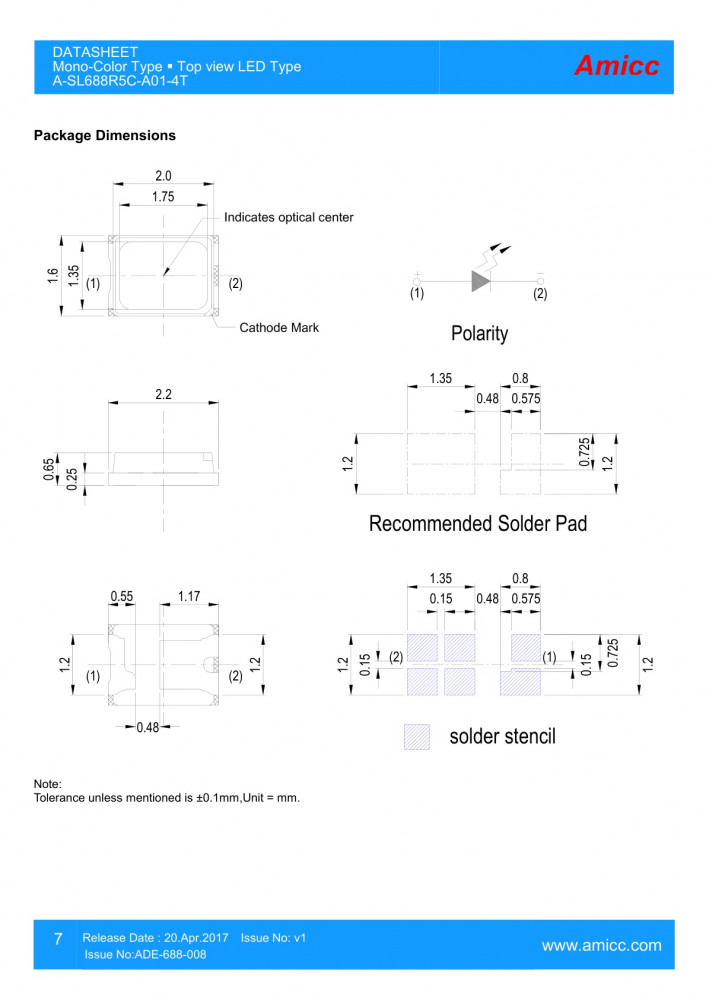 A-SL688R5C-A01-4T datasheet page 7