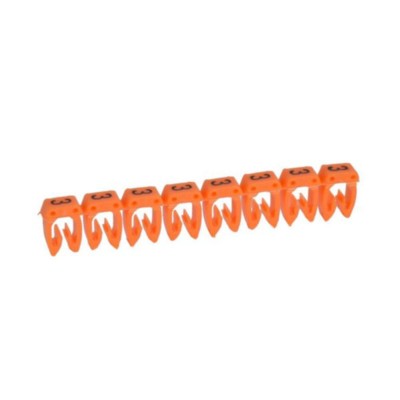 Marker CAB 3 - for wiring 0.5 to 1.5 mm² - number 3 - orange for sale