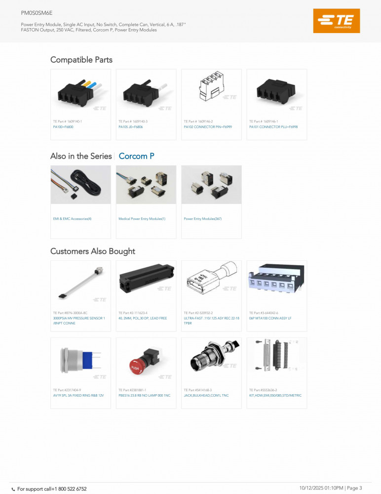 PM0S0SM6E technical document page 3