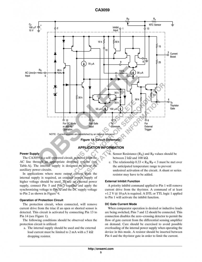 CA3059-G datasheet page 6