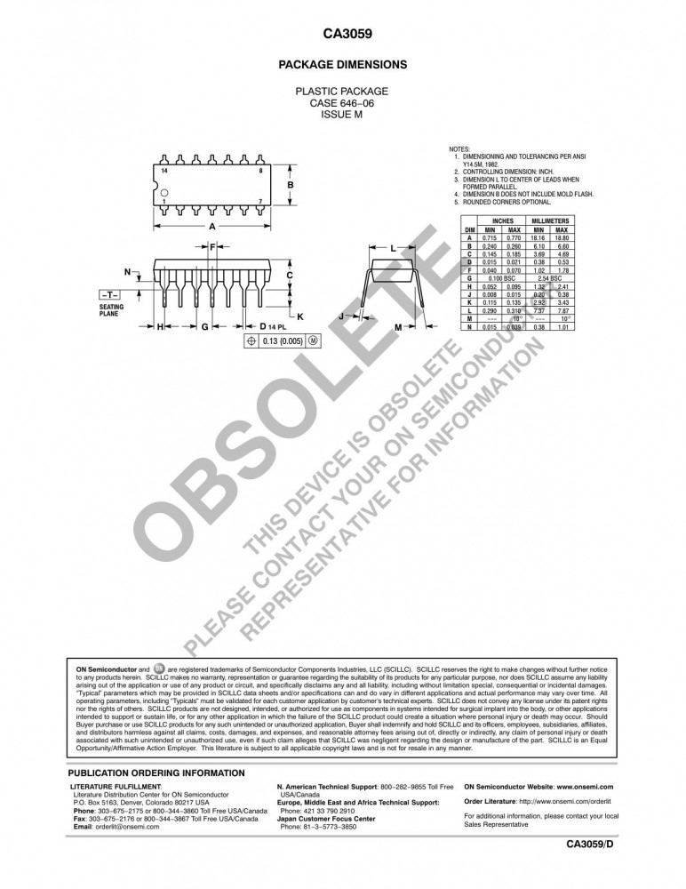 CA3059-G datasheet page 7