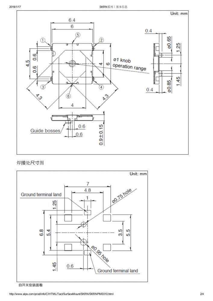 SKRNPME010 product specification page 2