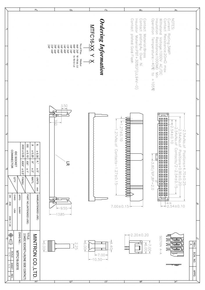 MTFC16-34YW technical document preview