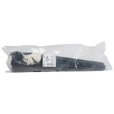 Colring - Cable tie Colring w. 2.4mm L. 95mm - Black UV-stable polyamide - Internal toothing self-blocking head - Sachet 100 pcs