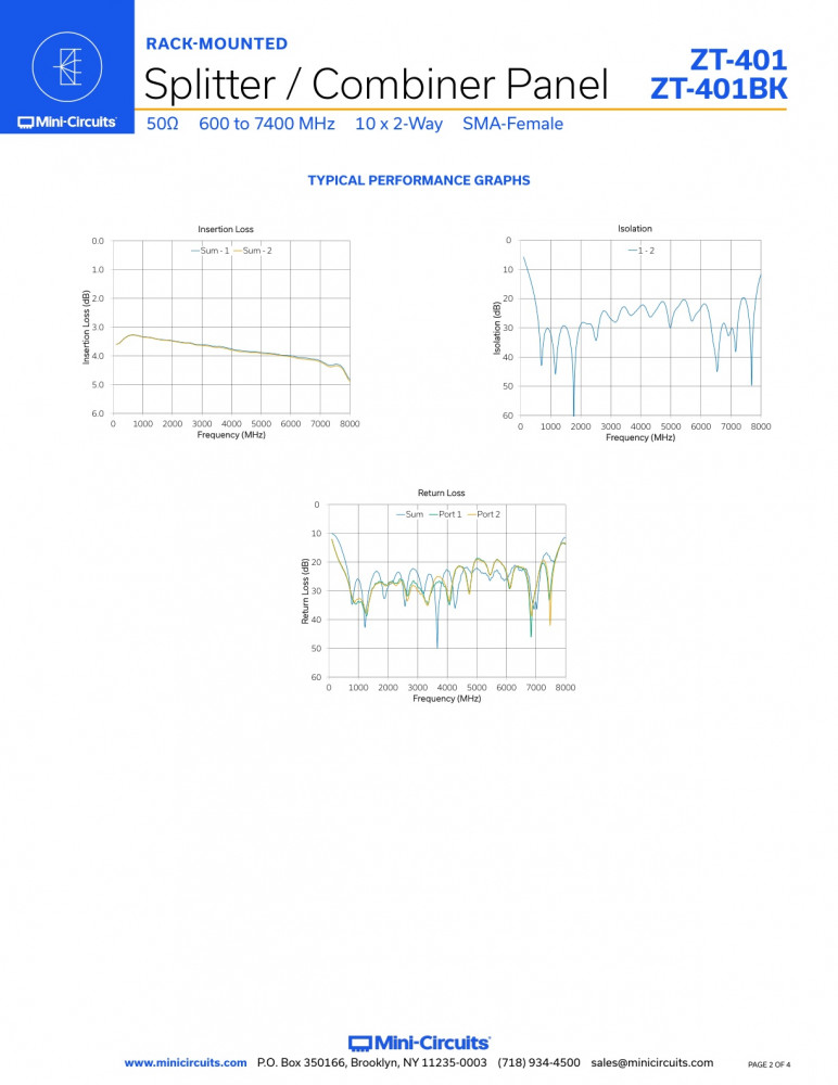 ZT-401BK technical document page 2