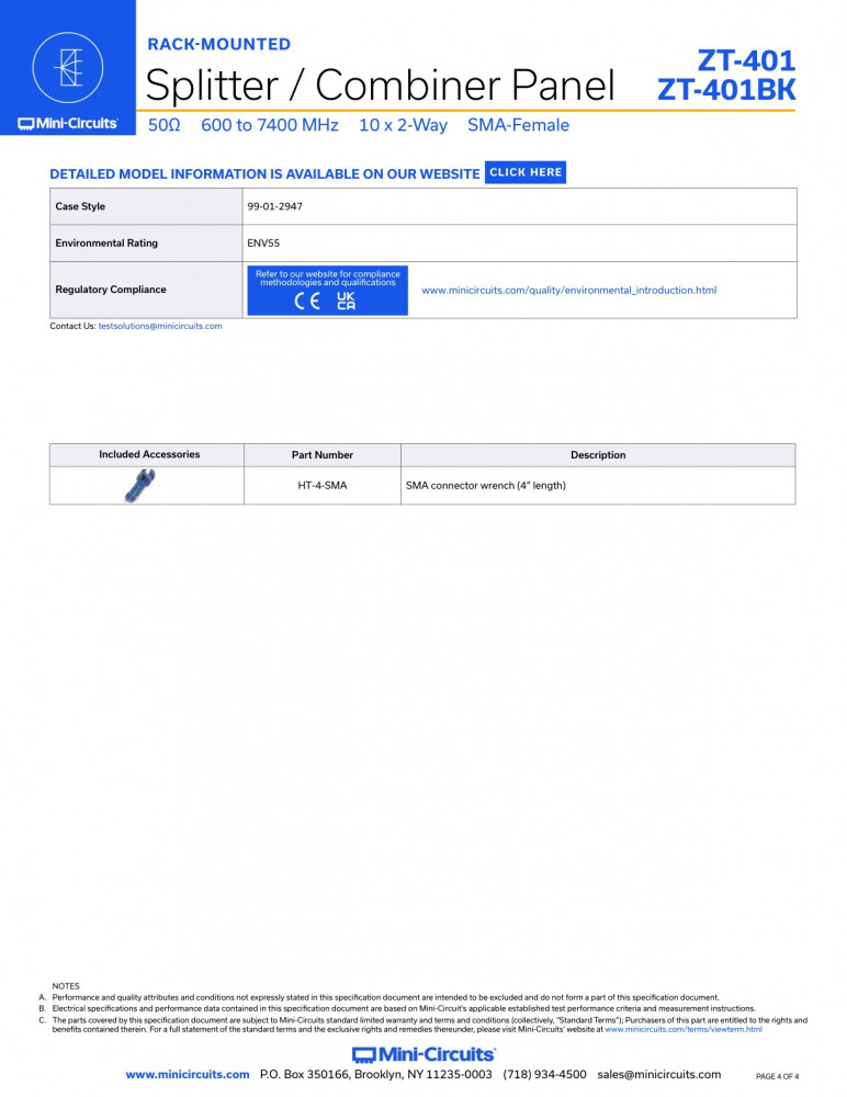 ZT-401BK technical document page 4