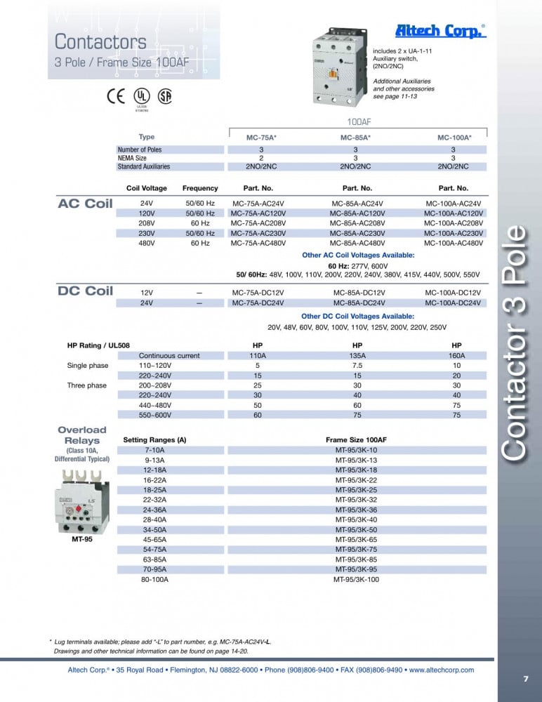 Altech technical document page 1