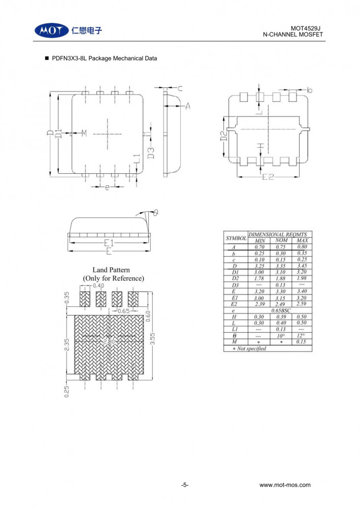 MOT4529J datasheet page 5