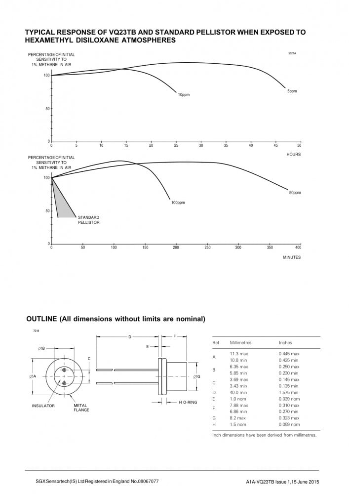 VQ23TB technical document page 2