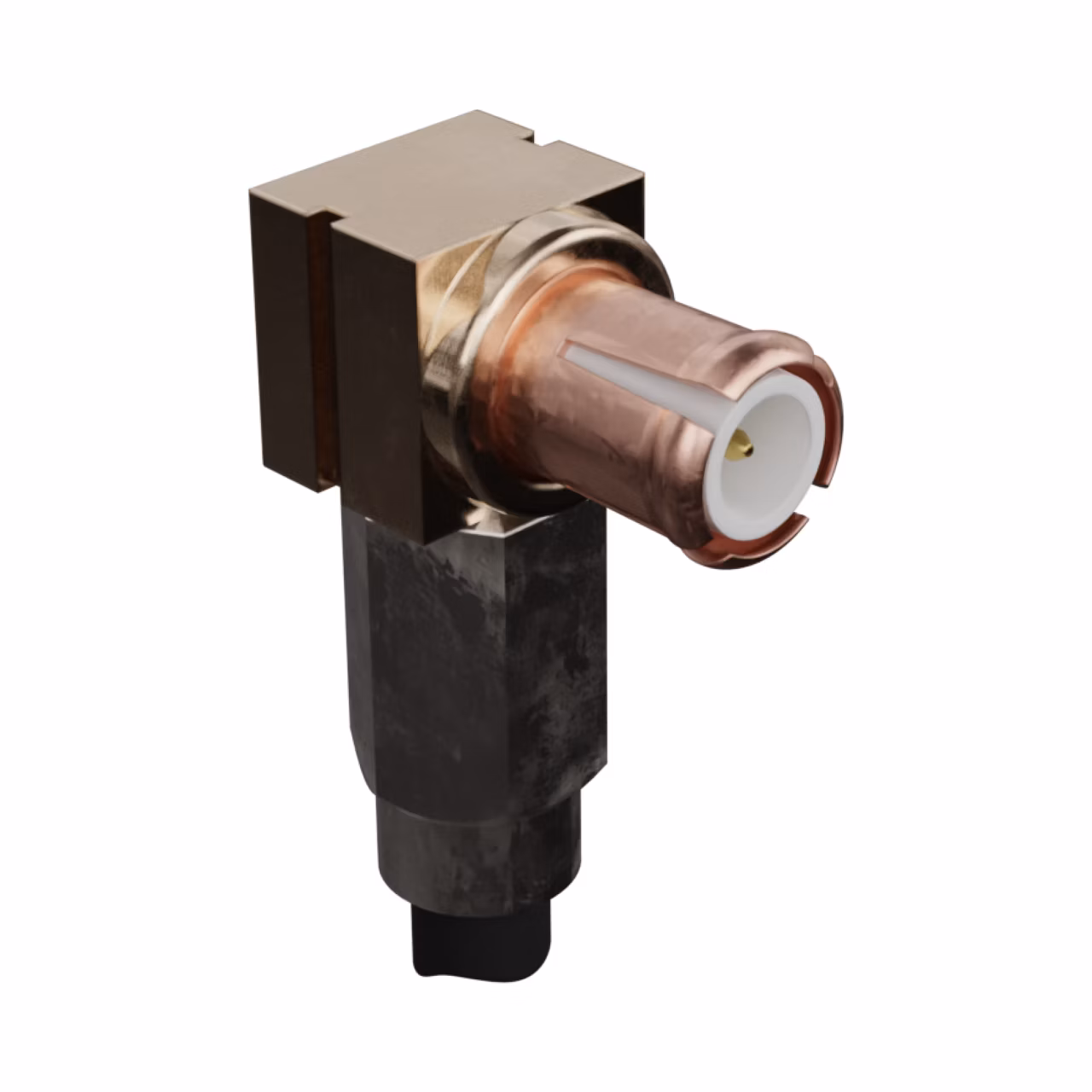 MCX Plug, Right-Angle, Crimp, RG-174, RG-188 and RG-316 Cable, Die Cast Body, Nickel (Ni) Plated, Bulk Bag, 50 Ohms for sale