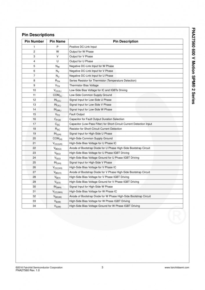 FNA27560 datasheet page 4
