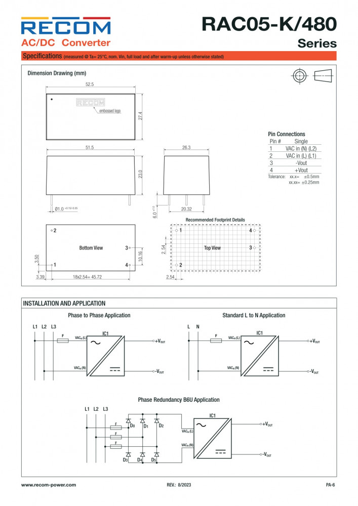 RAC05-K/480 datasheet page 6