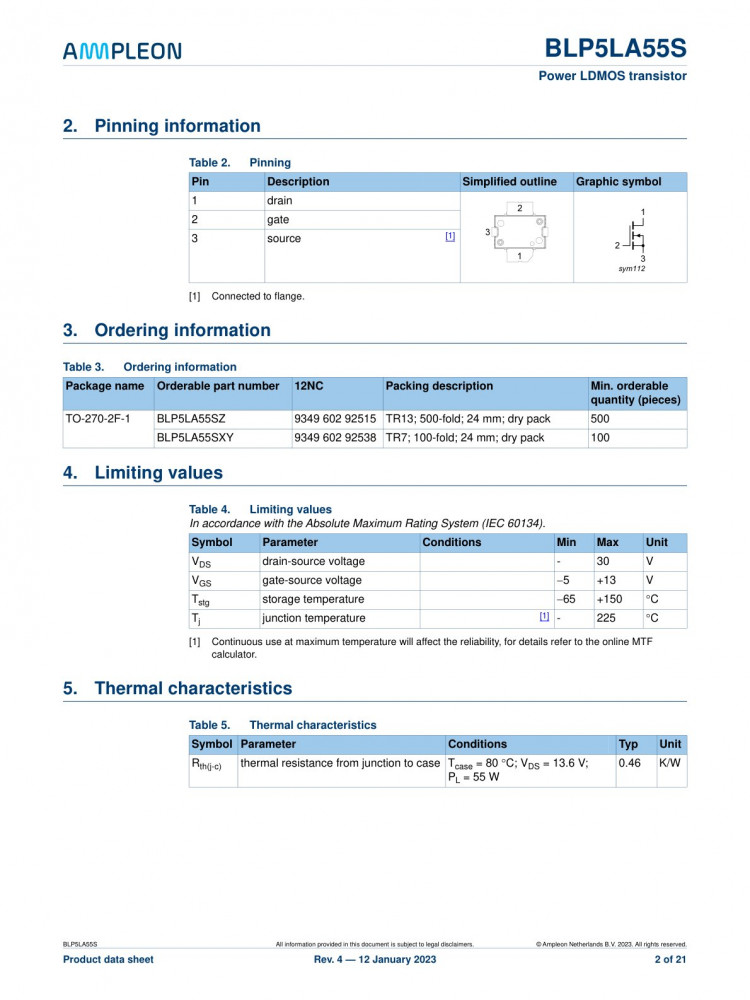 BLP5LA55S document page 2