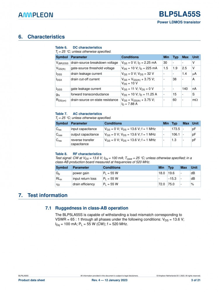 BLP5LA55S document page 3