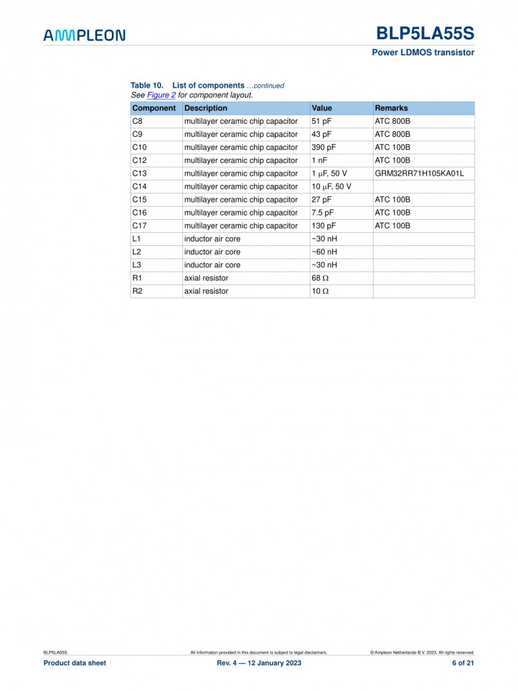 BLP5LA55S document page 6