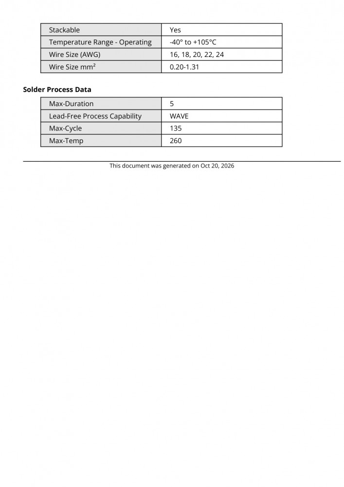 Molex 395434502 drawing page 3