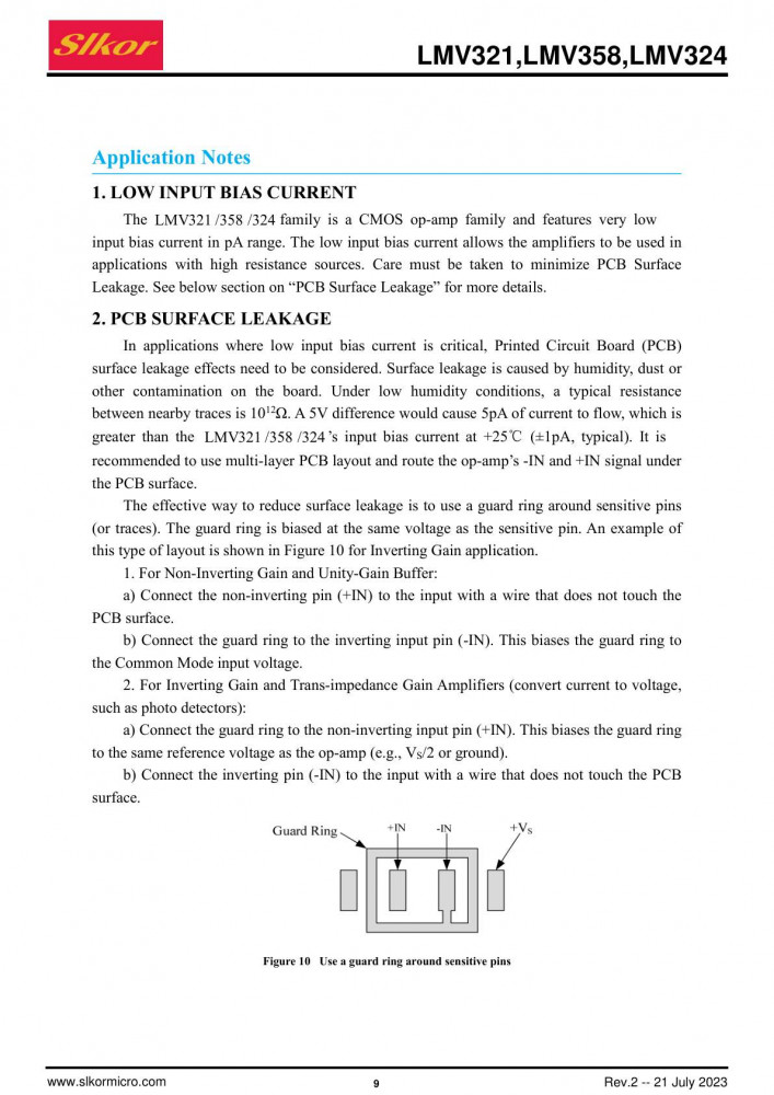 LMV324XS14 datasheet page 9