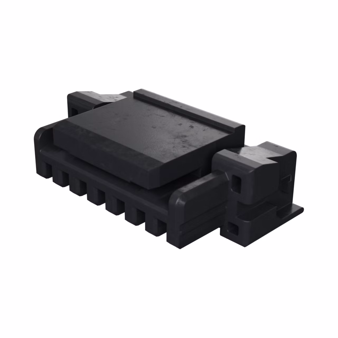 Micro-Lock Plus TPA Type Receptacle Housing, 1.25mm Pitch, Low-Halogen, Single Row, Positive Lock, 7 Circuits, Black for sale