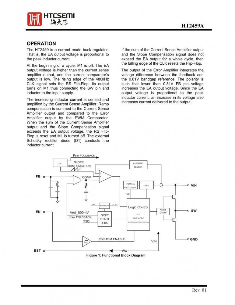 HT2459ARTZ datasheet page 9