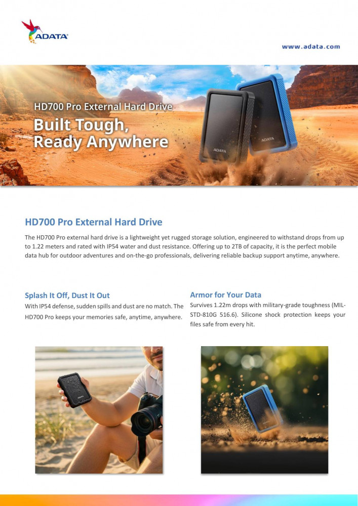 HD700 Pro technical document page 1