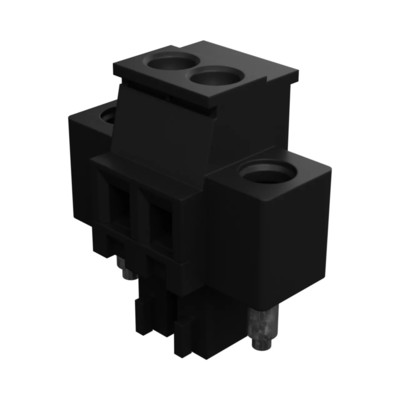 3.81mm Pitch Eurostyle Vertical Plug, with Retention Screws, Front Wire Entry, 2 Circuits for sale