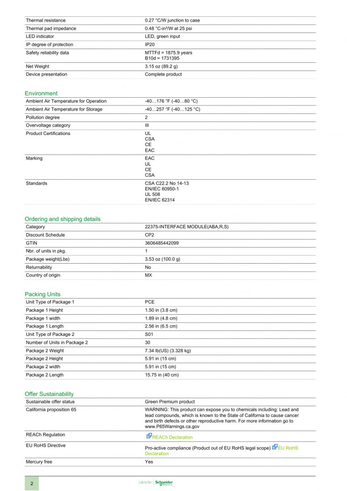 SSP1A490BDT technical document page 2