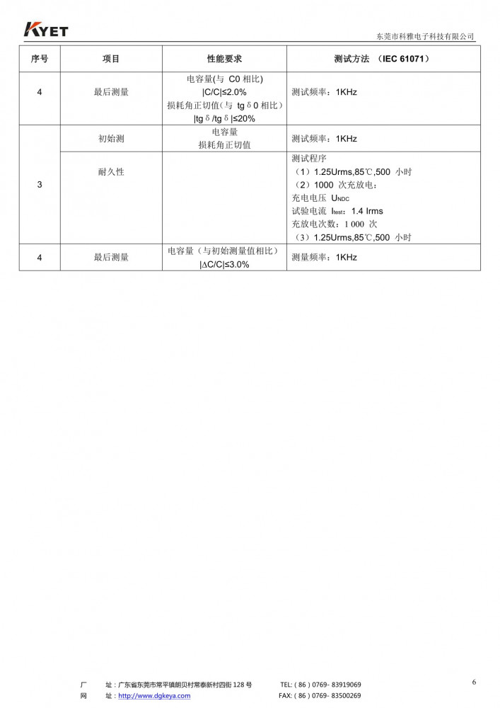 KYET MPB206J2H3701 approval document page 6