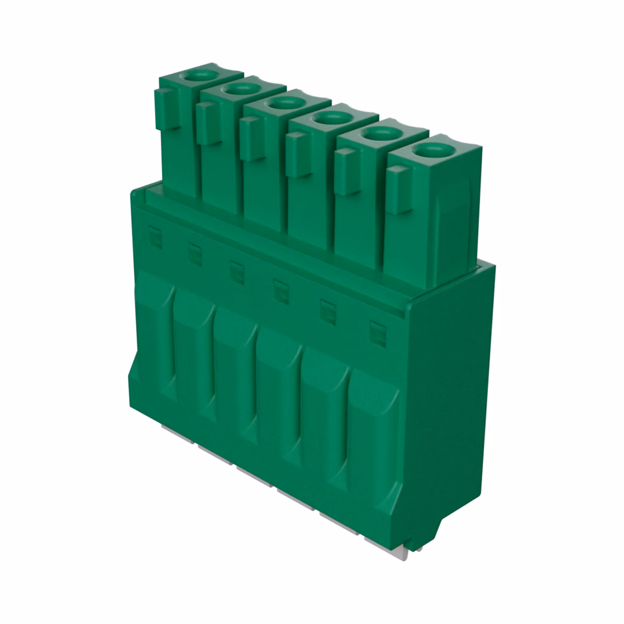 3.81mm Pitch Eurostyle Horizontal Plug, Spring Type, Single Row, 6 Circuits for sale