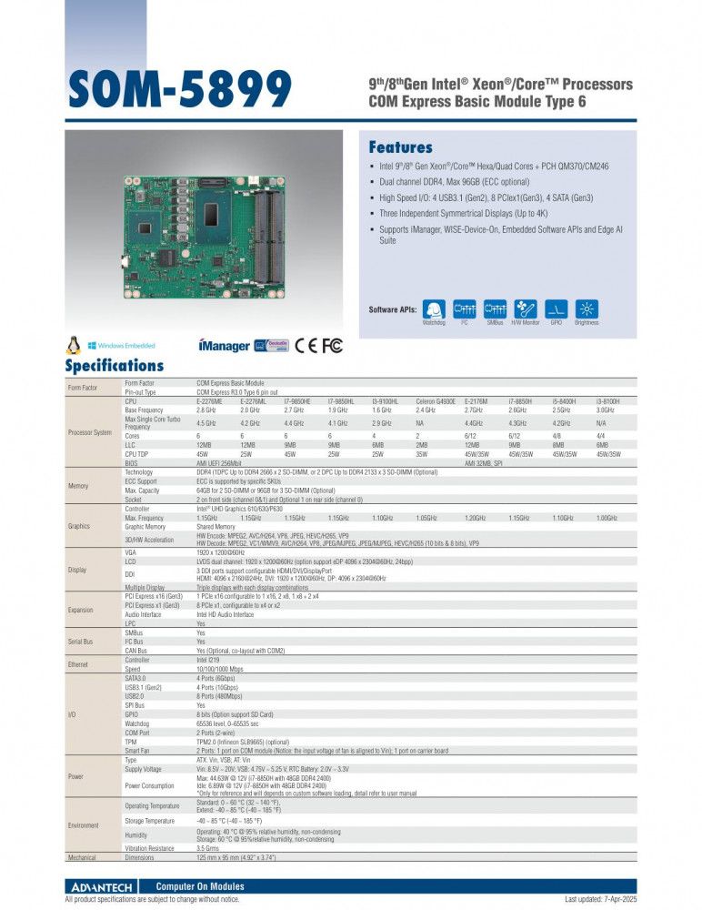 SOM-5899 document page 1